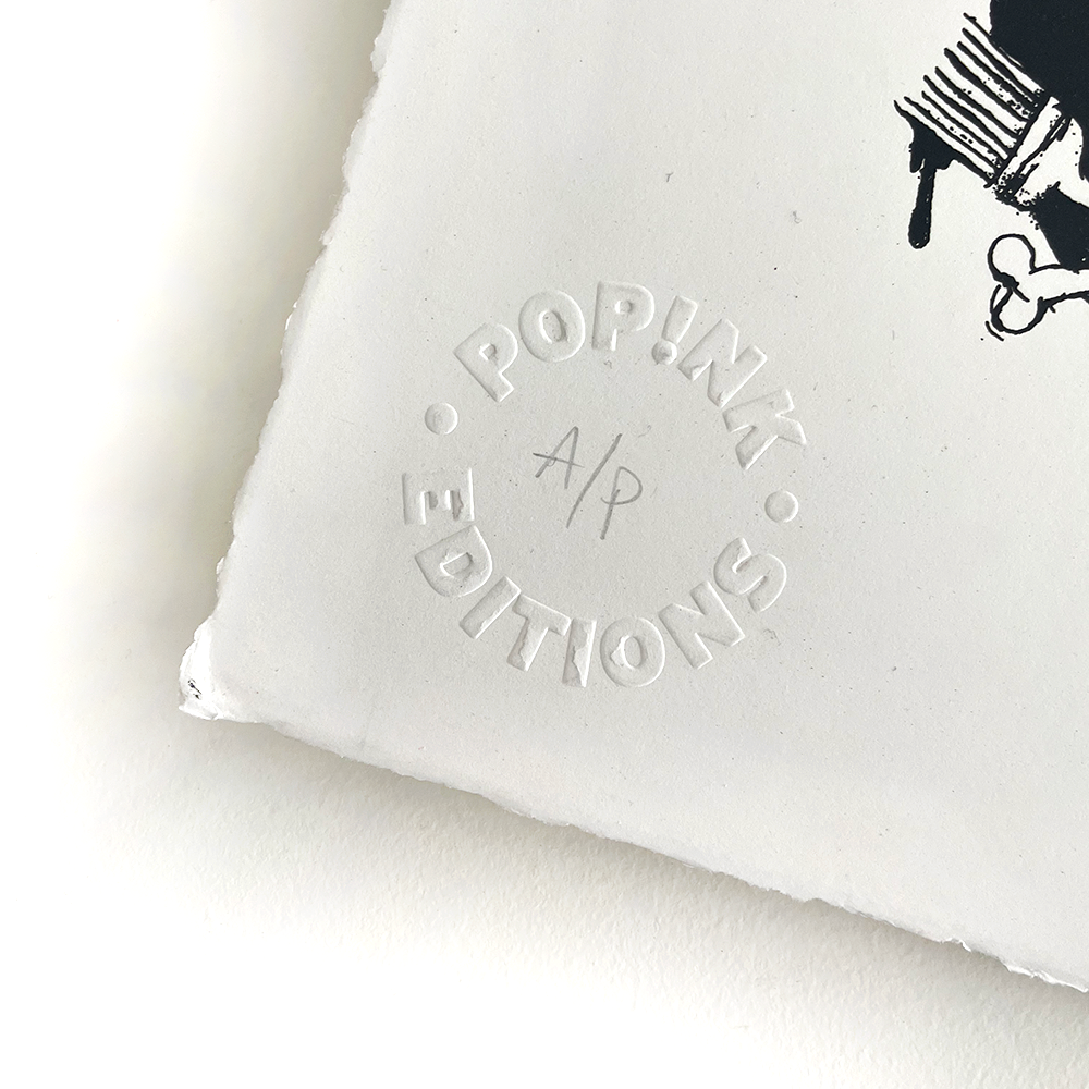 First Against The Wall (White) – Oink Gallery